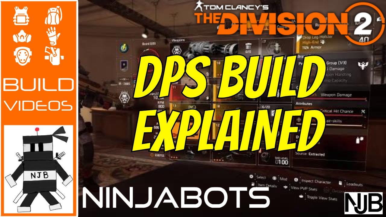 The Division 2 - DPS Build Guide - YouTube