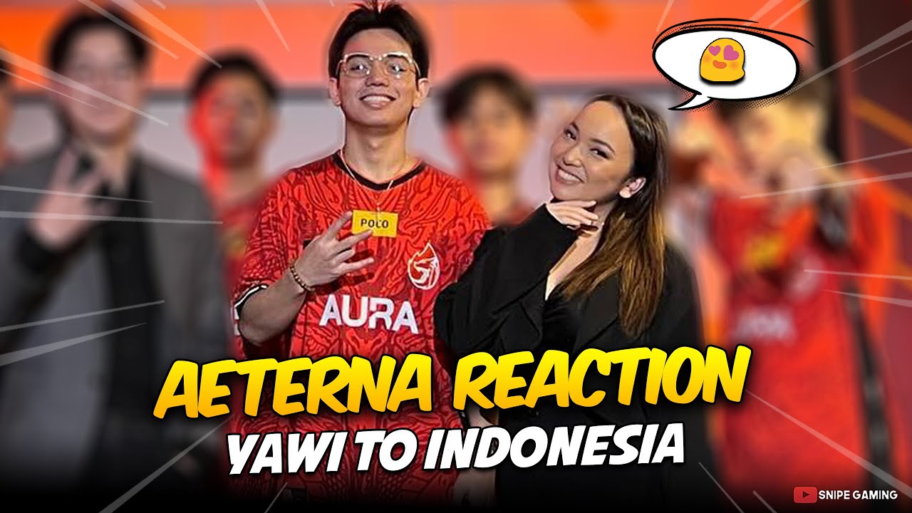 AETERNA FUNNY REACTION to YAWI TRANSFERRING to INDONESIA . . . 😂😍 - YouTube