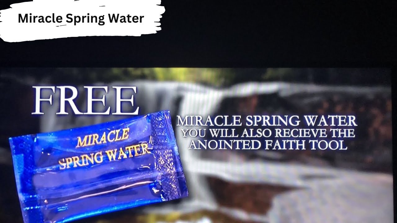 Miracle Spring Water - YouTube