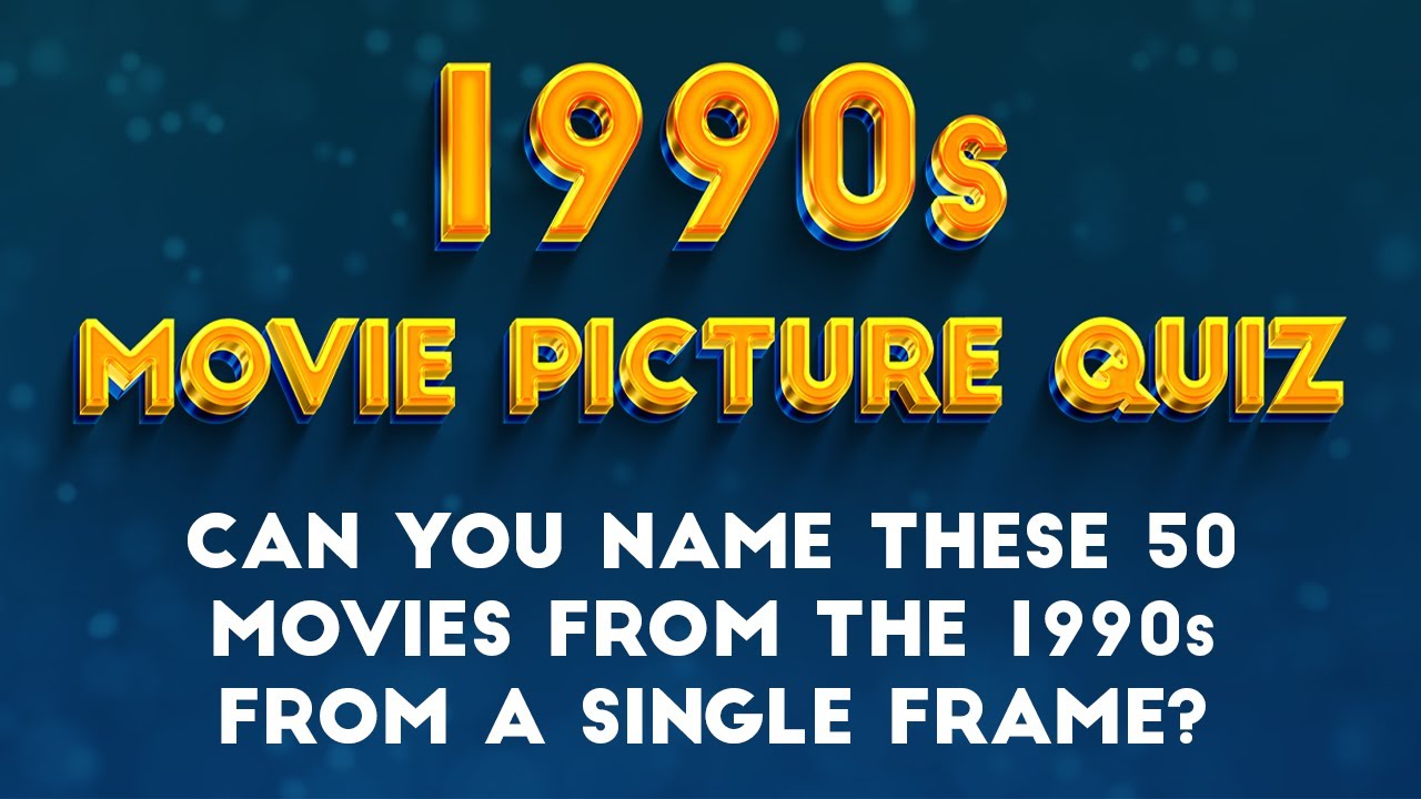 Picture Quiz : 1990s Movie Trivia Quiz - YouTube