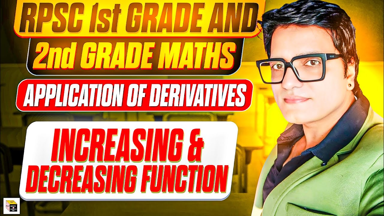 INCREASING DECREASING FUNCTION | RPSC 1st grade | 2nd grade math - YouTube