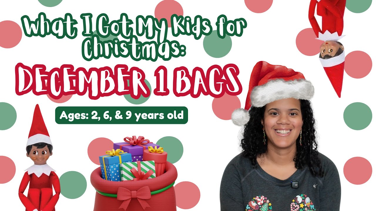 What I Got My Kids for Christmas 2025 | December 1 Bag Gift Ideas - YouTube