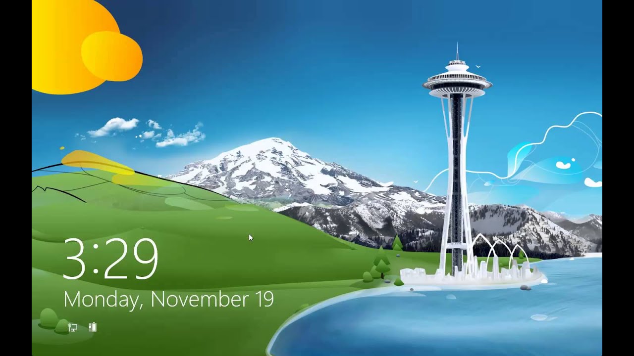 100 Windows 8 Tips and Tricks 20 How To Lock And Unlock Windows 8 - YouTube