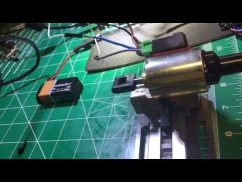 Cvt stepper motor test - YouTube