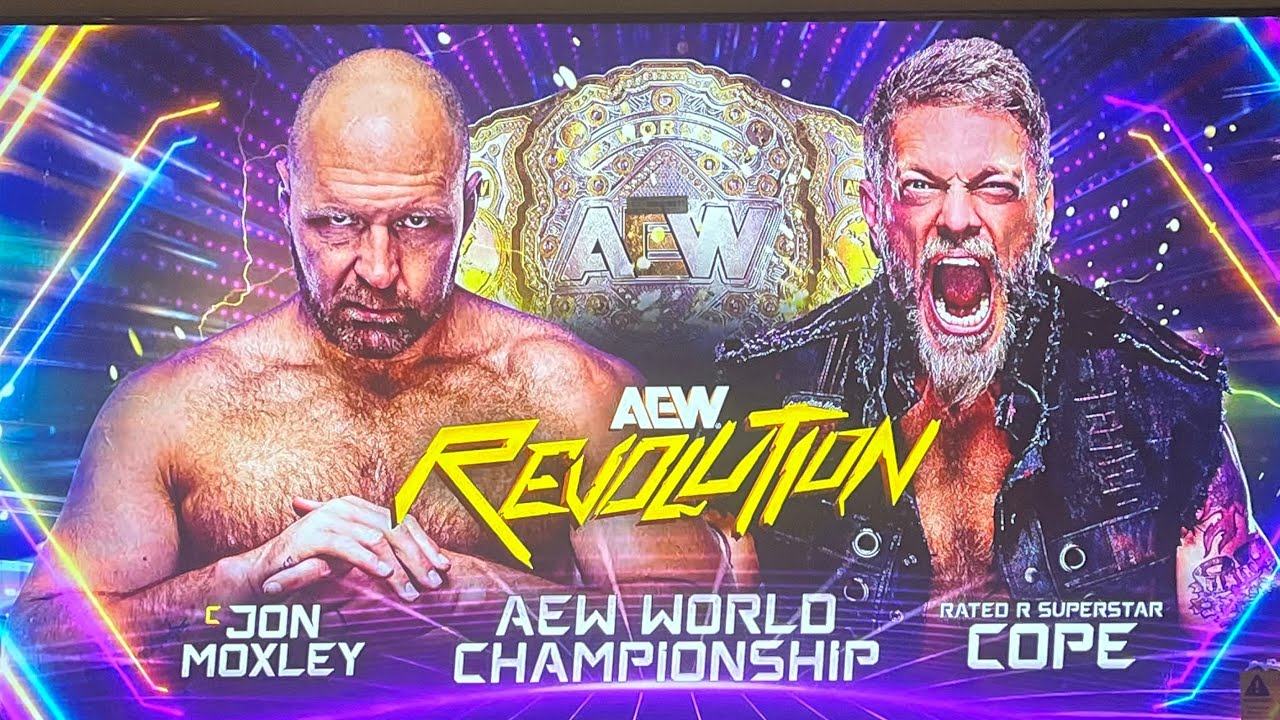 Live Watching Aew Revolution Lots Of Great Matches Mjf, Jon Moxley ...