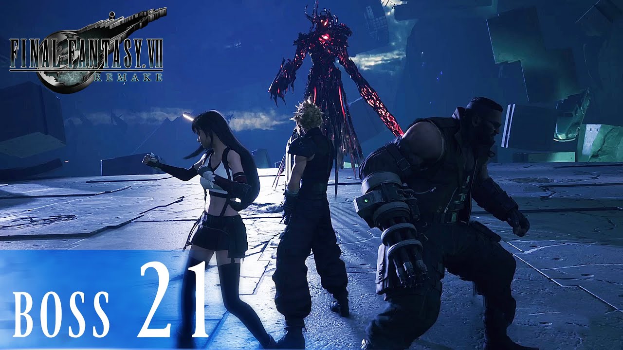 Final Fantasy 7 Remake: Whisper Harbinger | BOSS 21 | First Playthrough ...