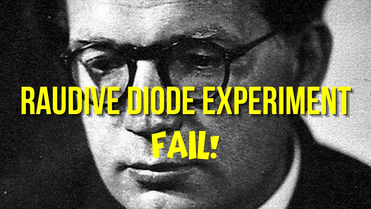 Raudive Diode Experiment - Failed ITC Experiment #paranormal - YouTube
