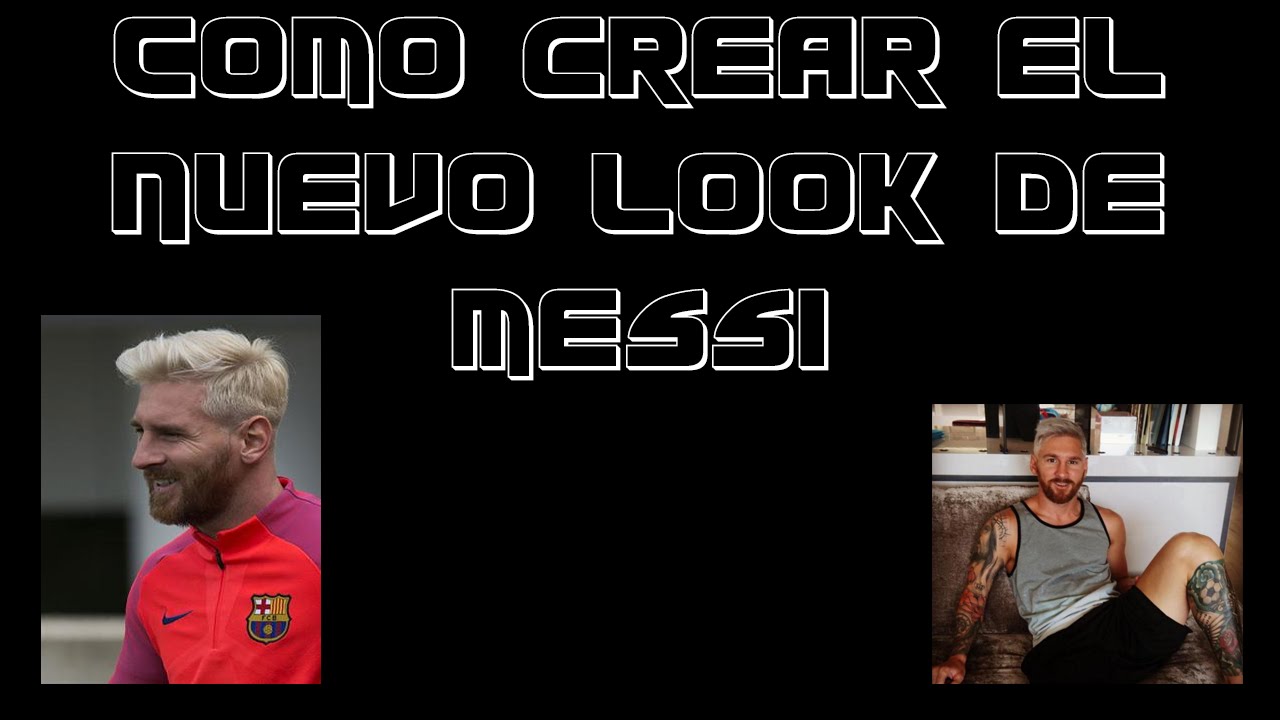 COMO CREAR EL NUEVO LOOK DE MESSI EN PES 2016 PSP PS2 - YouTube