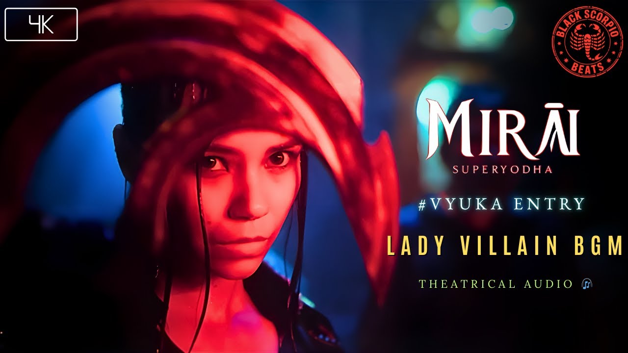 Mirai - Lady Villain Bgm 🔥 | Vyuka Entry Bgm | Manchu Manoj | Teja ...