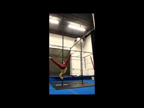 Chinese Pole Workshop with David Ayotte at Flip Extreme - YouTube