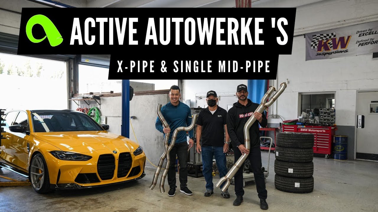 Speed Yellow G80 M3 Paired Up With Active Autowerke X-Pipe - YouTube