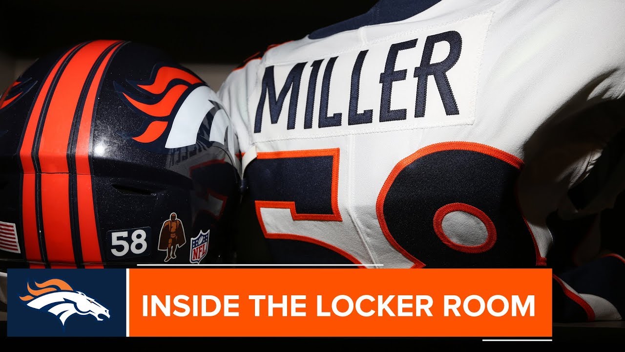 Inside the Broncos' locker room ahead of #DENvsSF - YouTube