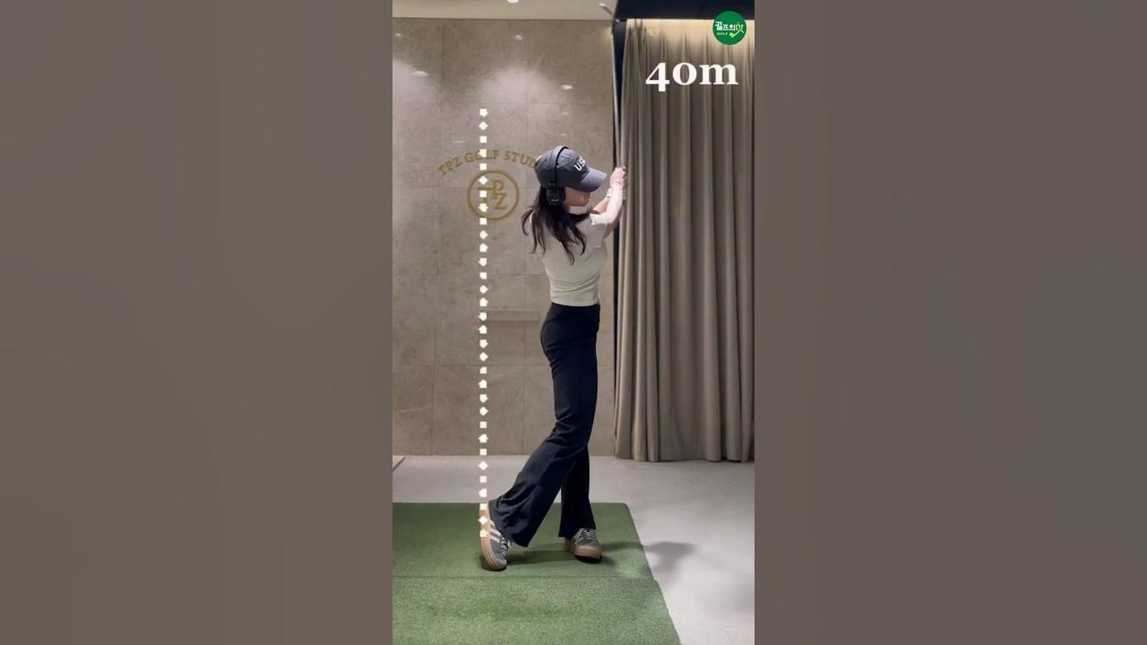 어프로치, 우측으로 체중이동 하지 않기! 왼쪽골반 회전 자신있게 OK !! | KLPGA 박수빈3(Subin Park) #골프레슨_동탄/분당/강남 - YouTube