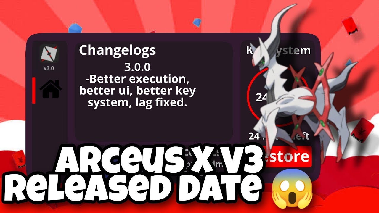 Arceus X V3 Released Date YouTube