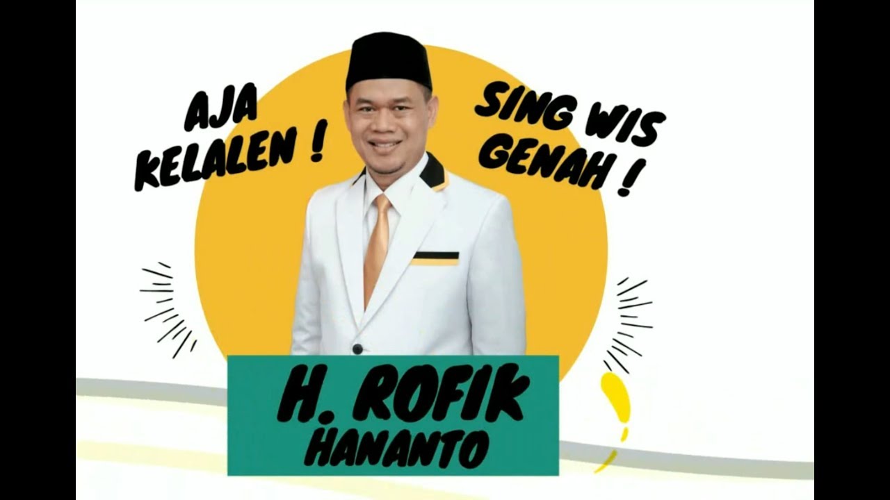 Profil Rofik Hananto - Caleg DPR RI Jateng 7 PKS (Purbalingga ...