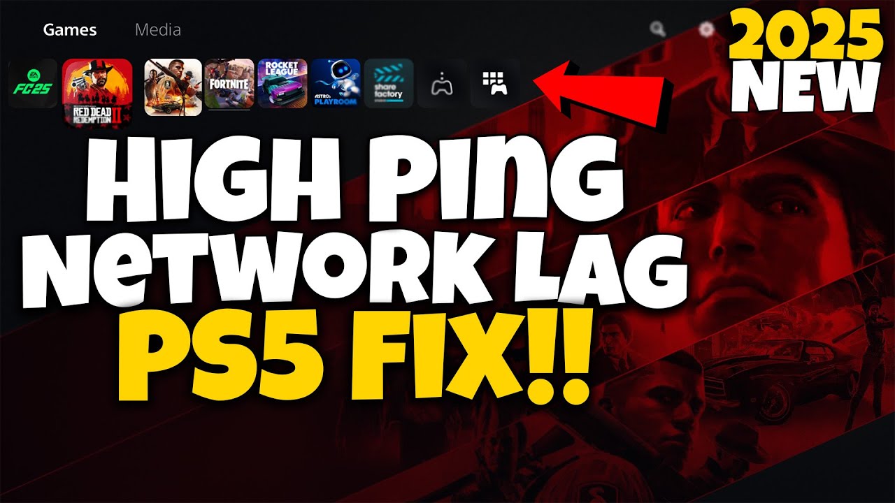 How To Fix PS5 Internet Lag in 2025 | Network Lag & High Ping on PS5 ...