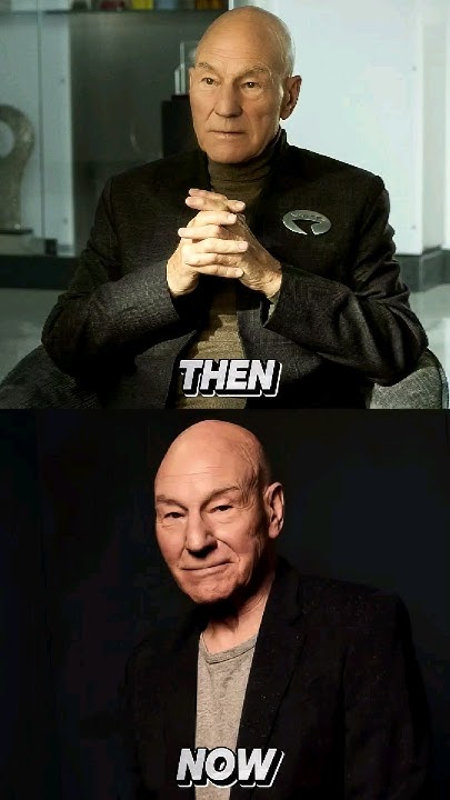Patrick Stewart Then And Now - YouTube