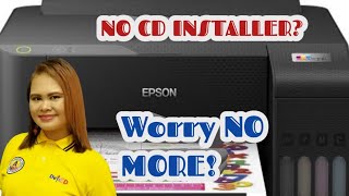 How To Install Epson L3210 L3110 L3250 L3150 Printer Driver Without Cd ...