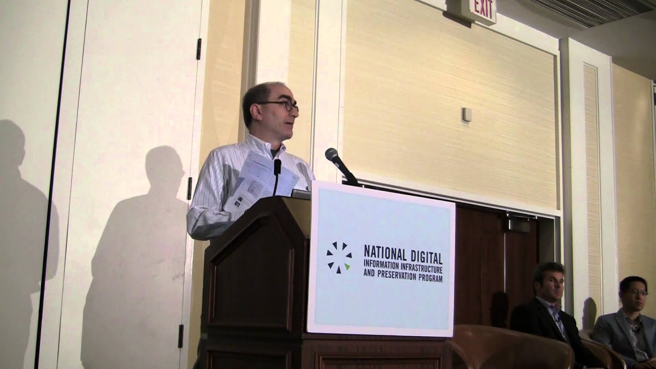 Stephen Abrams at Digital Preservation 2014 - YouTube