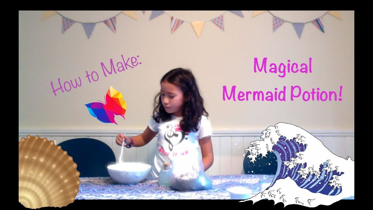 Magic Mermaid Potion #1 - How to Make It! - YouTube