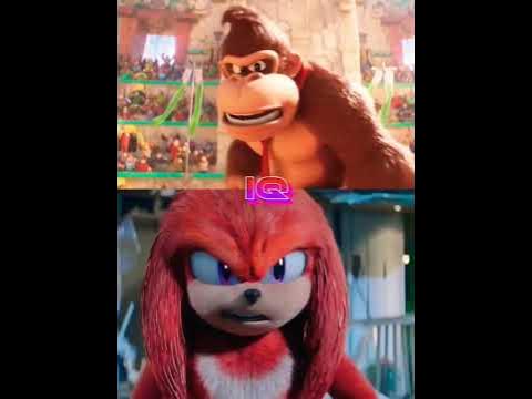 Knuckles the echidna VS Donkey Kong #sonic #mario - YouTube