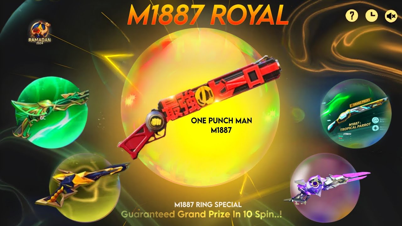 M1887 Skin Event Confirm 🤯| All M1887 Skin Return Date | Free Fire New ...