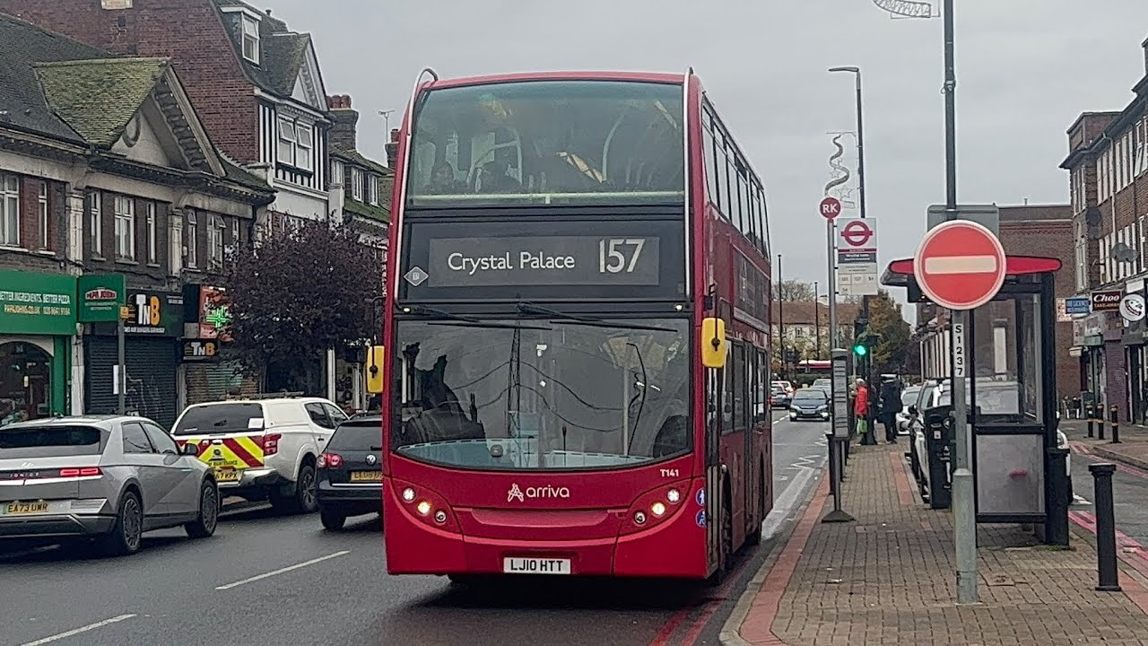 * LAST DAY * Arriva London: Route 157 (T141 LJ10HTT) Alexander Dennis ...