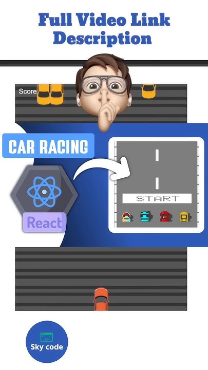 How To Create 3D Car racing game with React Js || Sky Code82 - YouTube