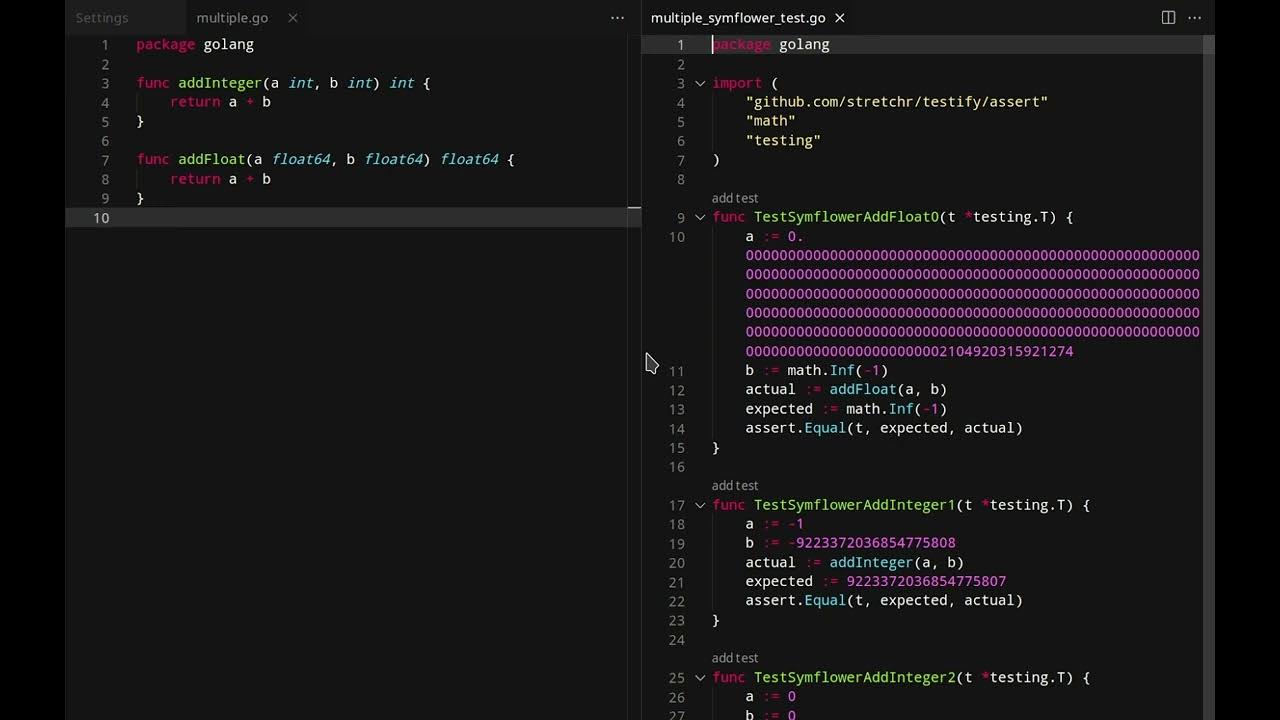 Changing the test style for generating unit tests in Symflower for ...
