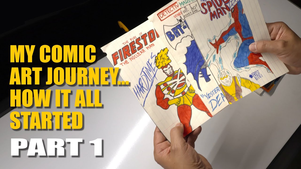 My Comic Art Journey: Discovering and Learning to Draw Comics - YouTube