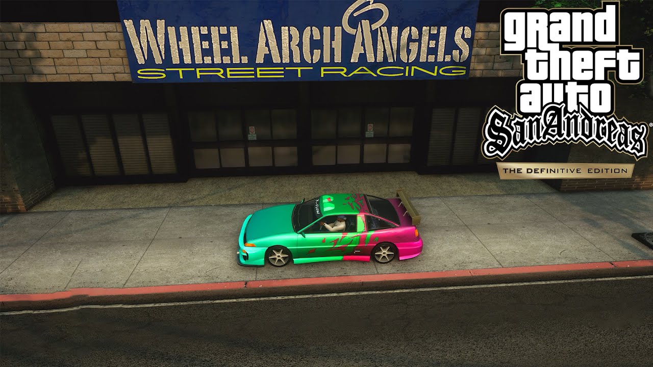 Wheel arch angel in GTA definitive edition - YouTube