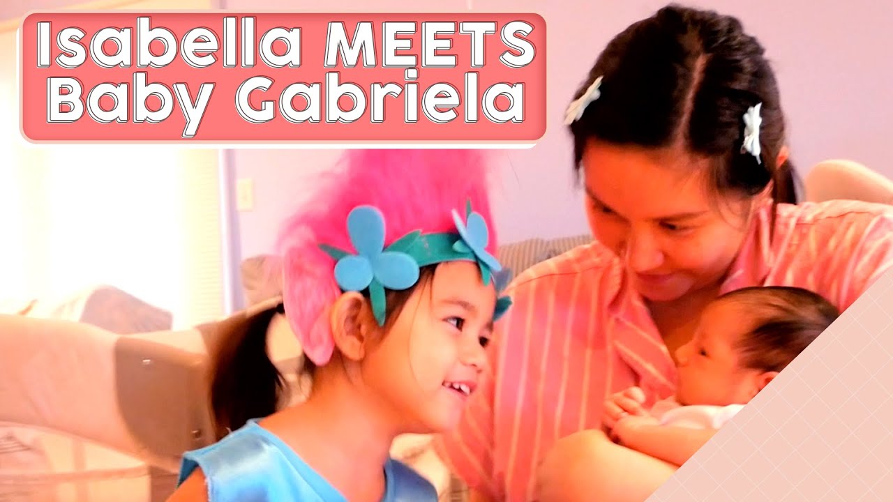 ISABELLA Meets GABRIELA For the First Time! [Giving Birth] - YouTube