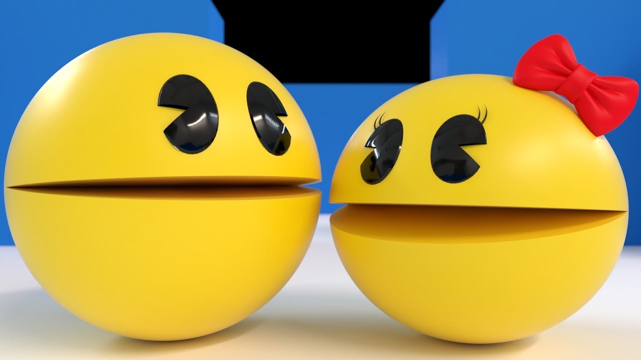 PAC-MAN MEETS MS.PAC-MAN [Love at first sight] - YouTube