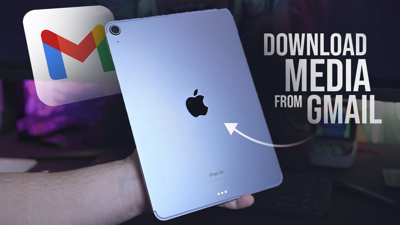 How to Download Media from Gmail in iPad (tutorial) - YouTube