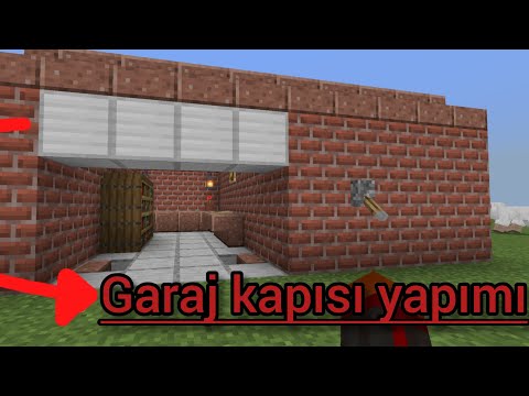 Minecraft garaj kapısı yapımı (komut bloğu ile)