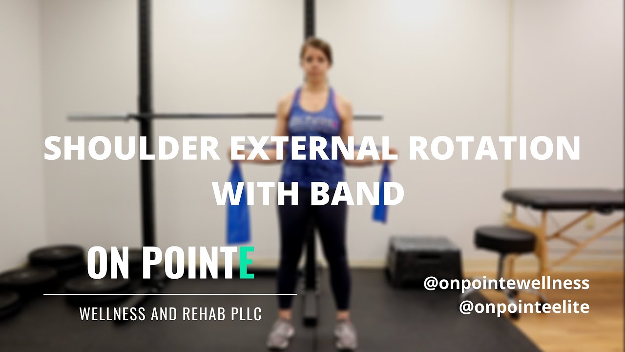 Bilateral Shoulder External Rotation with Bands - YouTube