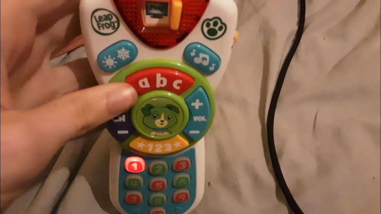 leapfrog scout's learning lights remote (2018) on low batteries - YouTube
