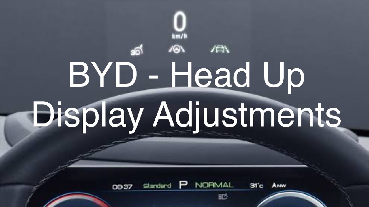 Byd Sealion 6 Premium 2025- Head Up Display (HUD) Settings - YouTube