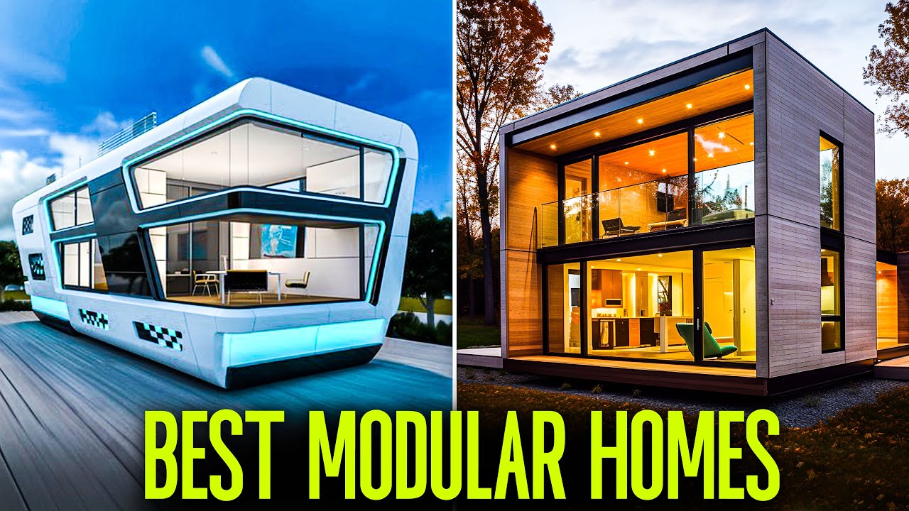 15 Fantastic Modular Homes - YouTube