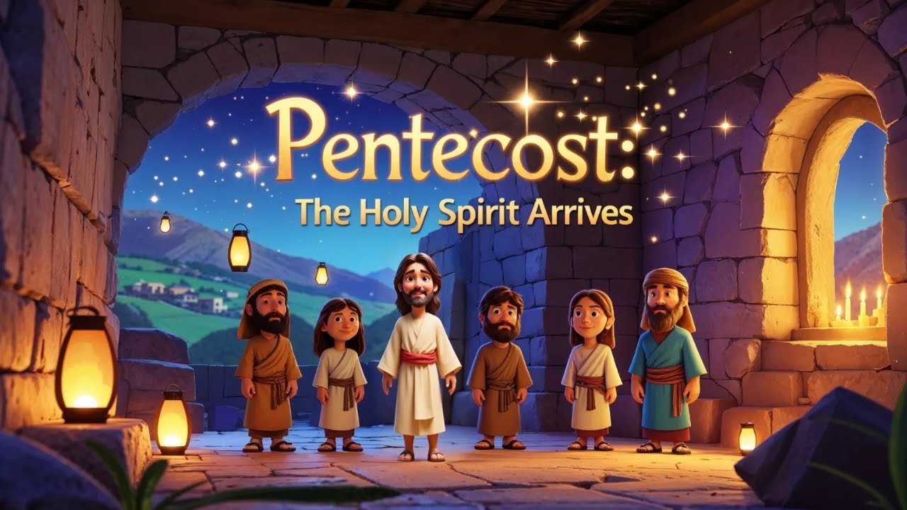 Pentecost: The Holy Spirit Arrives | Kids Bible Story for Children ...