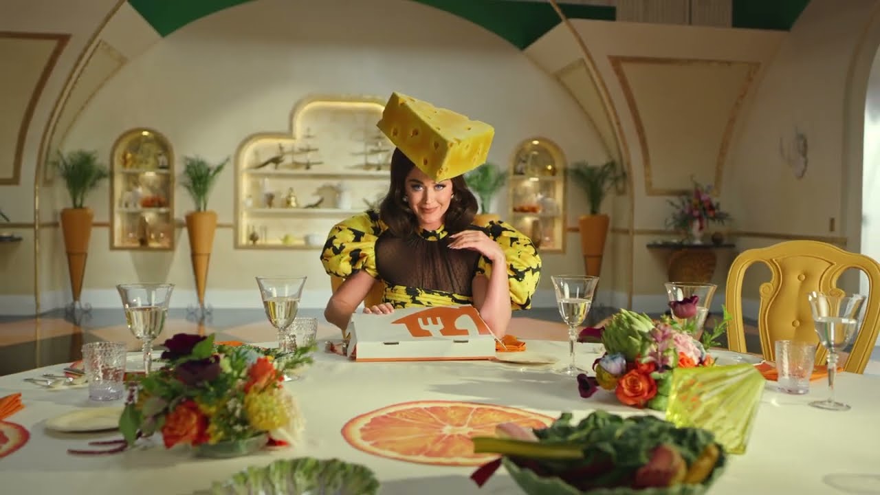 Katy Perry gets extra cheesy | Just Eat | Did Somebody Say Just Eat ...