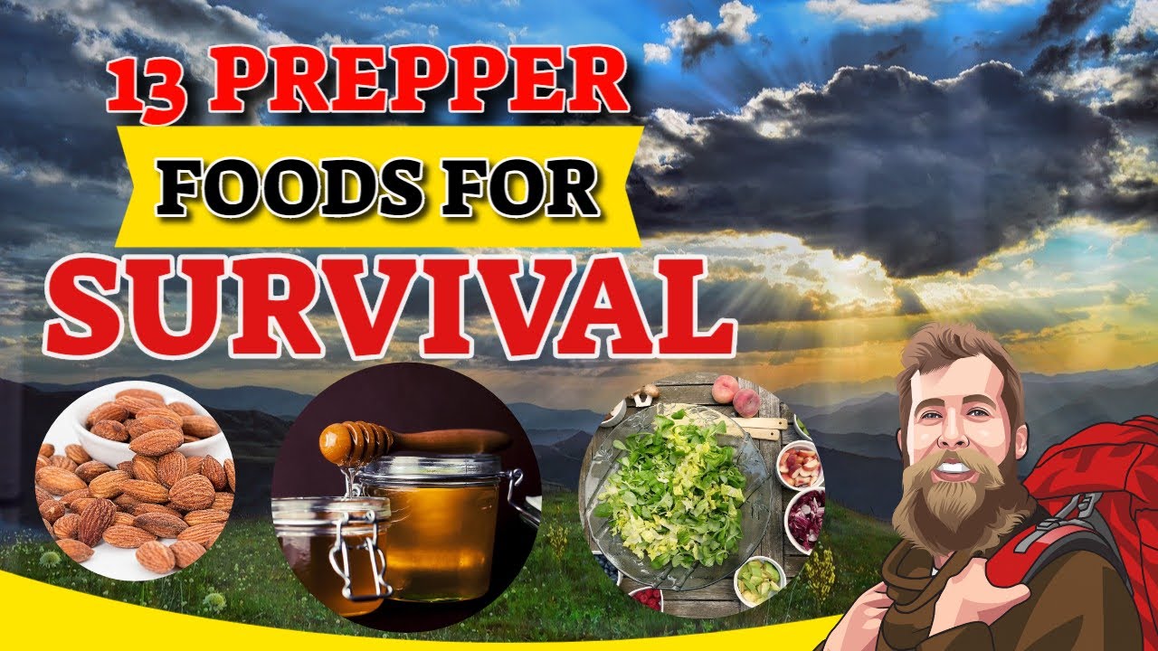 13 Emergency Prepper Food Items to Stockpile for Survival - YouTube