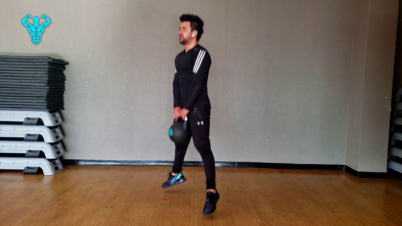 EXERCISES WITH KETTLEBELL - Sumo Jump - YouTube