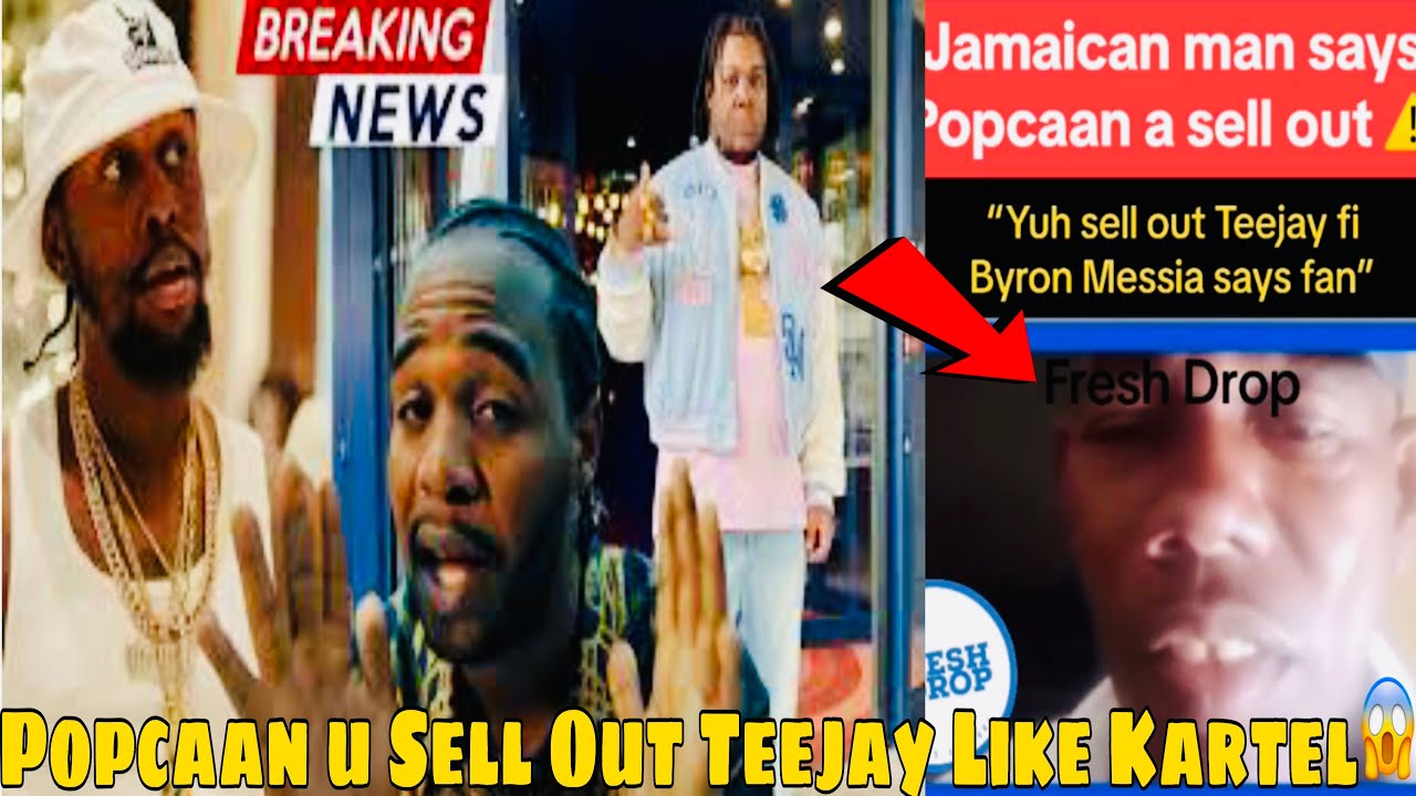 Jamaican Man Diss Popcaan For Linking With Byron Messia & Sellout Teejay😱Kartel Name Call#teejay ...