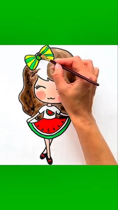 How To Draw A Cute Girl Youtube