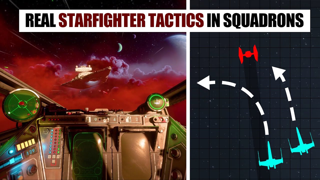 How to use REAL Starfighter Tactics in Star Wars: Squadrons - YouTube