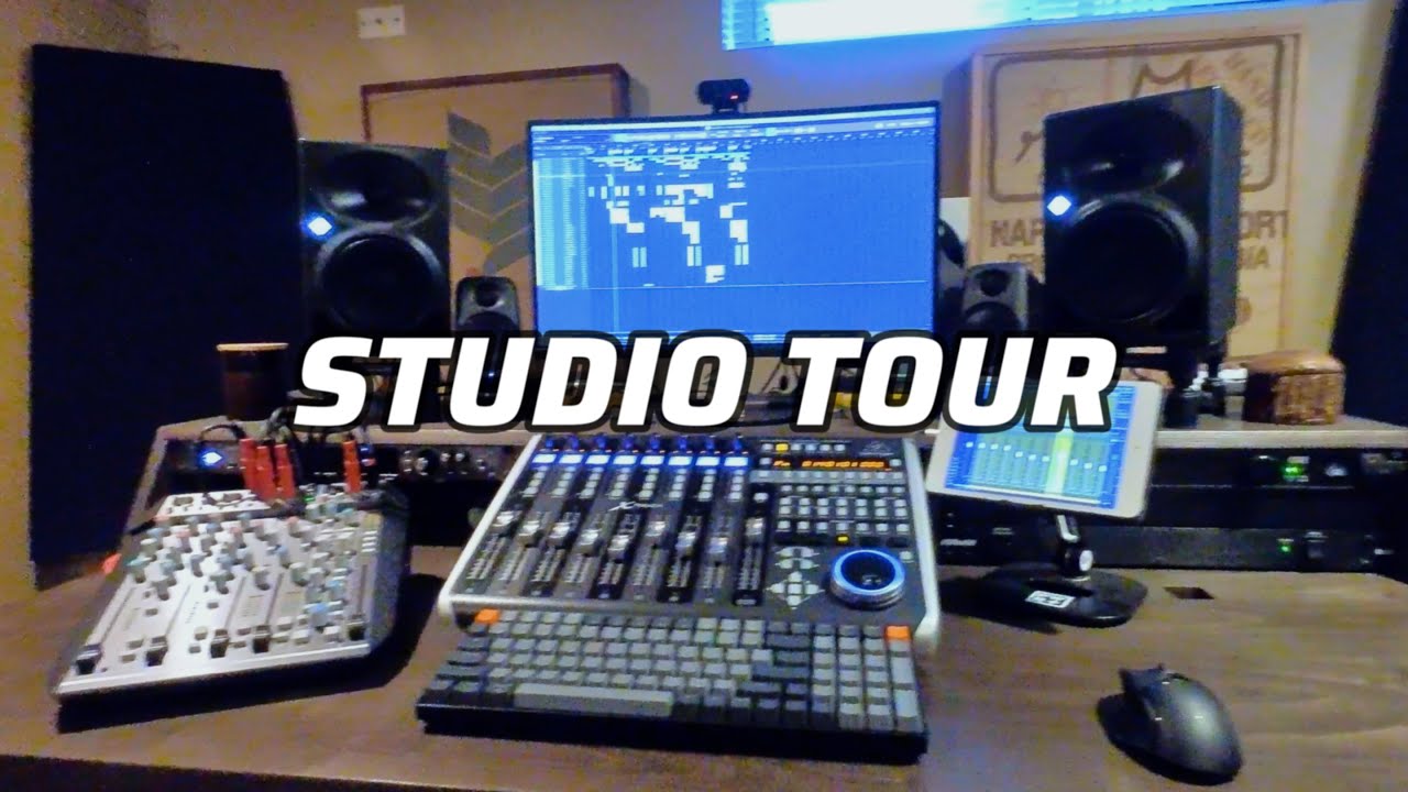 Home Studio Tour 2021 - Denver Basement Studio - YouTube
