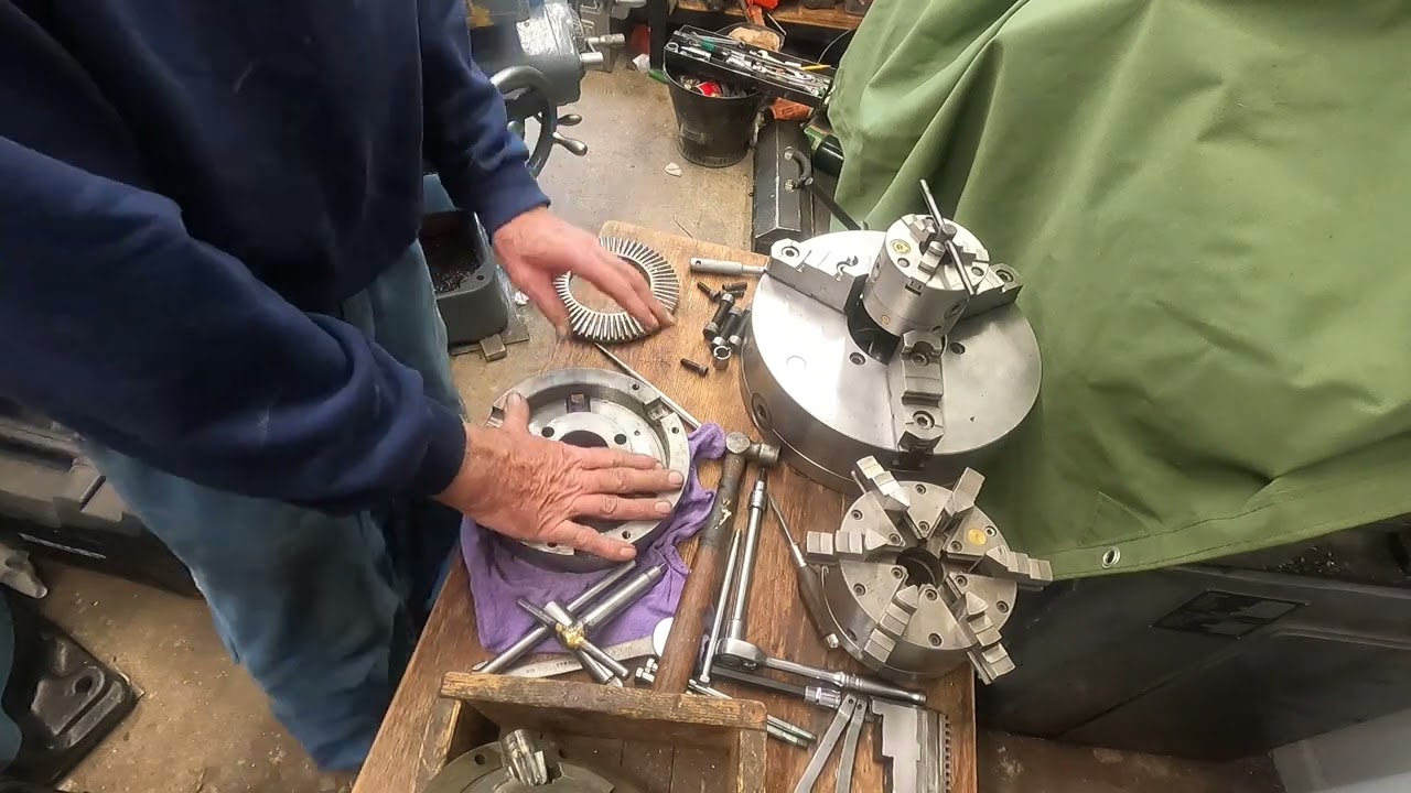 Lathe scroll chuck inspection part 2 - YouTube