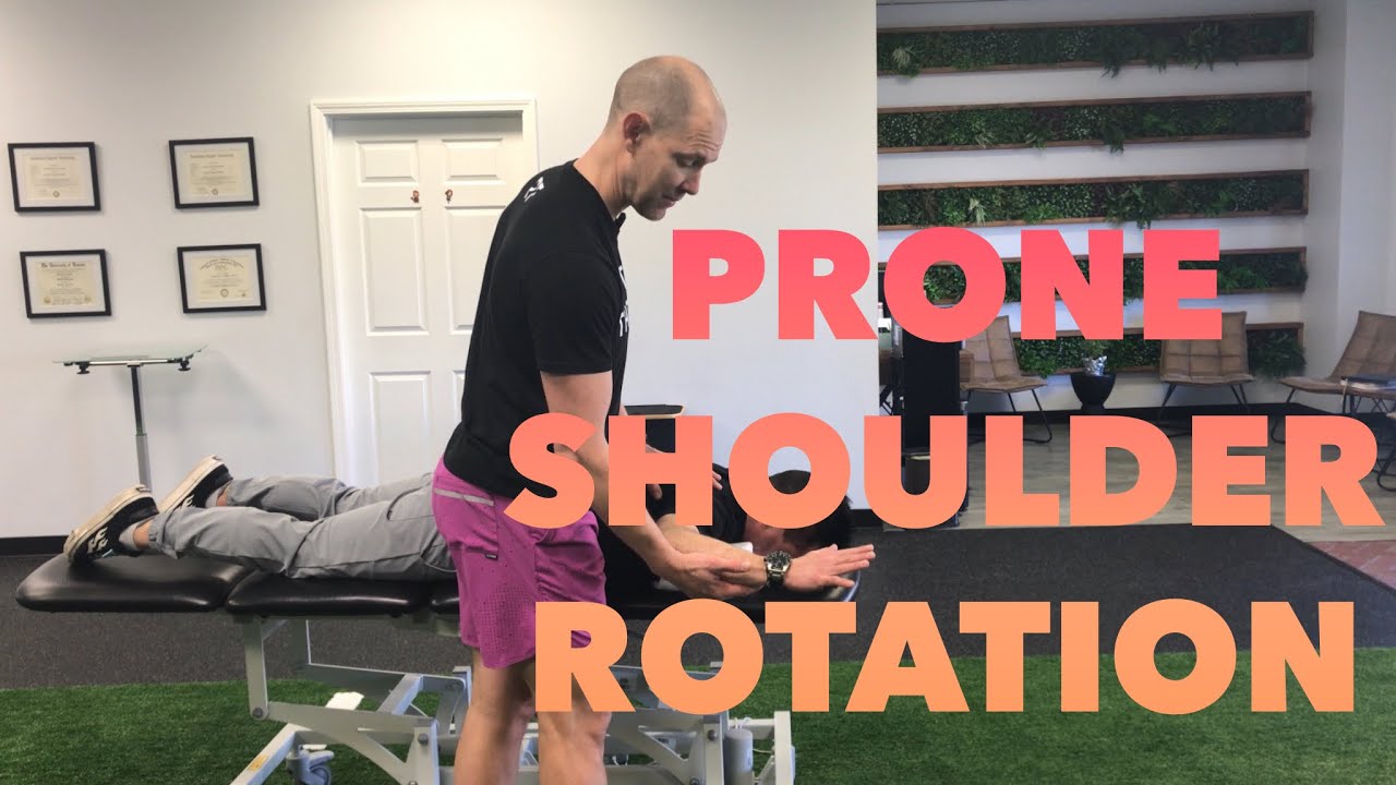 Prone Shoulder Rotation - YouTube