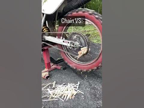 КАК С ПИТБАЙКА БЫСТРО СНЯТЬ ЦЕПЬ - YouTube